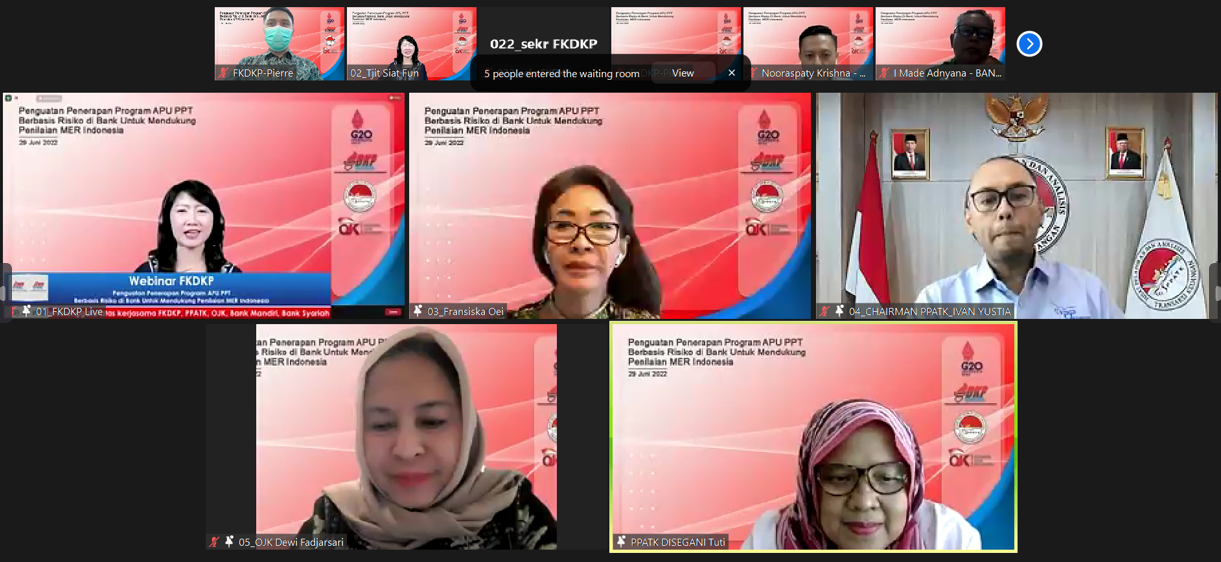 Webinar : "Penguatan Penerapan Program APU PPT Berbasis Risiko di Bank ...
